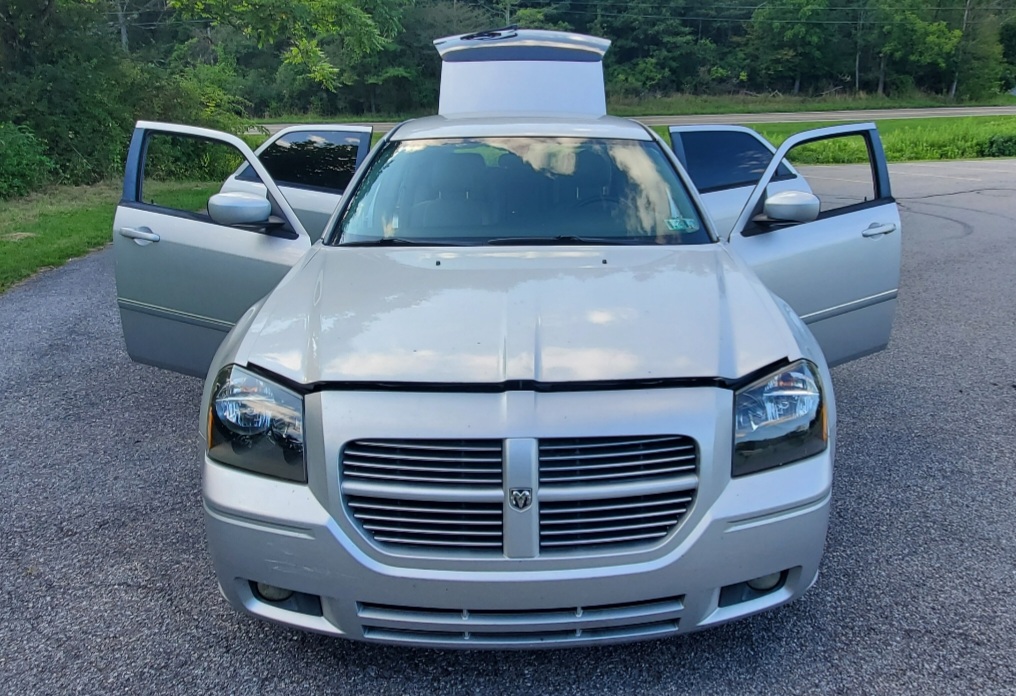 Silver Dodge Magnum Custom
